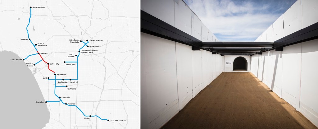 Elon Musk's Boring Company unveils concept map of planned Los Angeles ...