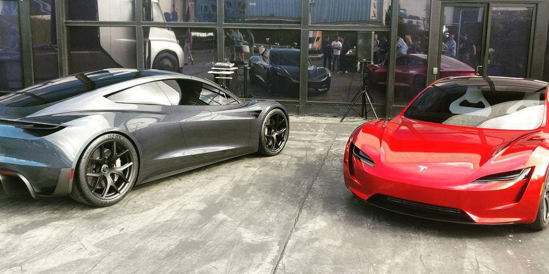Tesla unveils new white next-gen Roadster prototype at shareholder ...