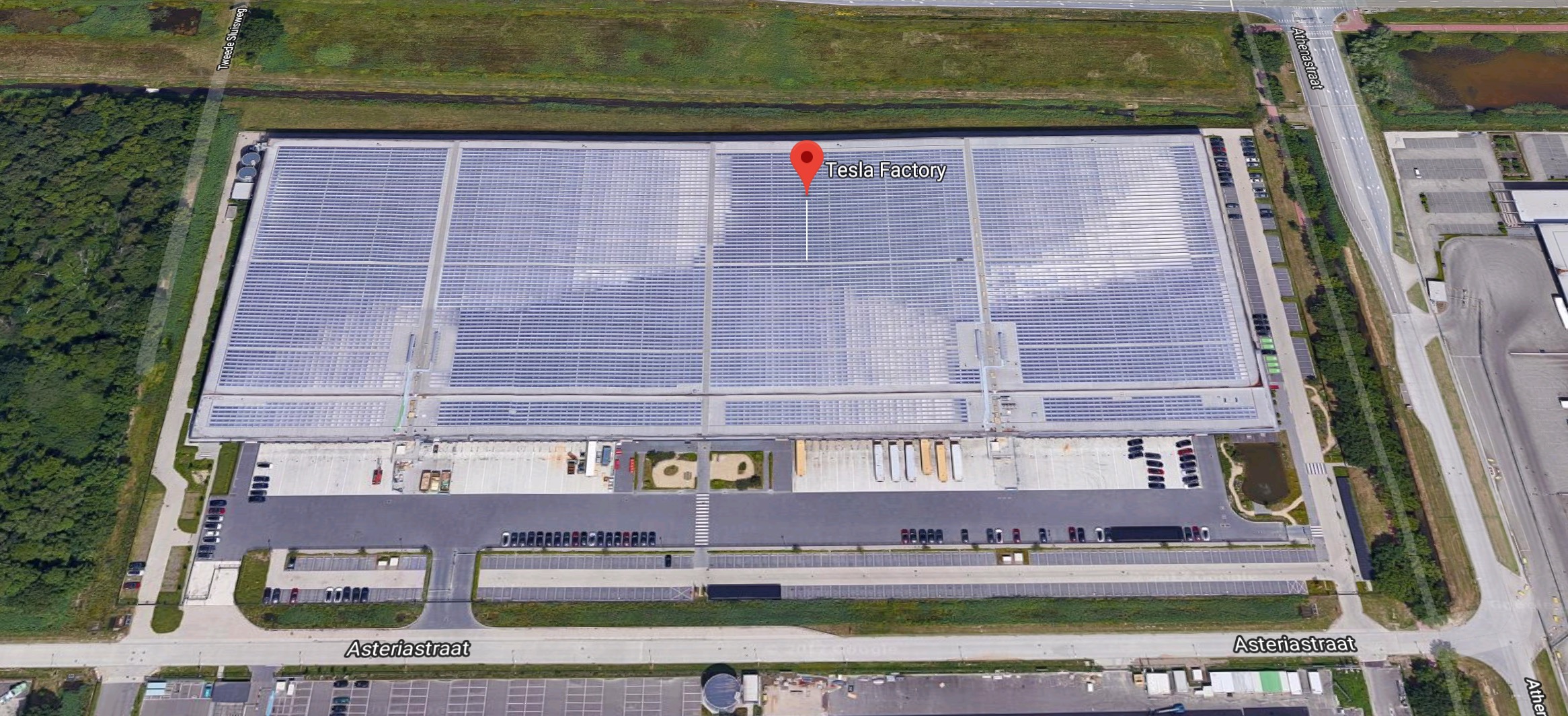 Tesla's Tilburg factory gets a new massive solar array - Electrek