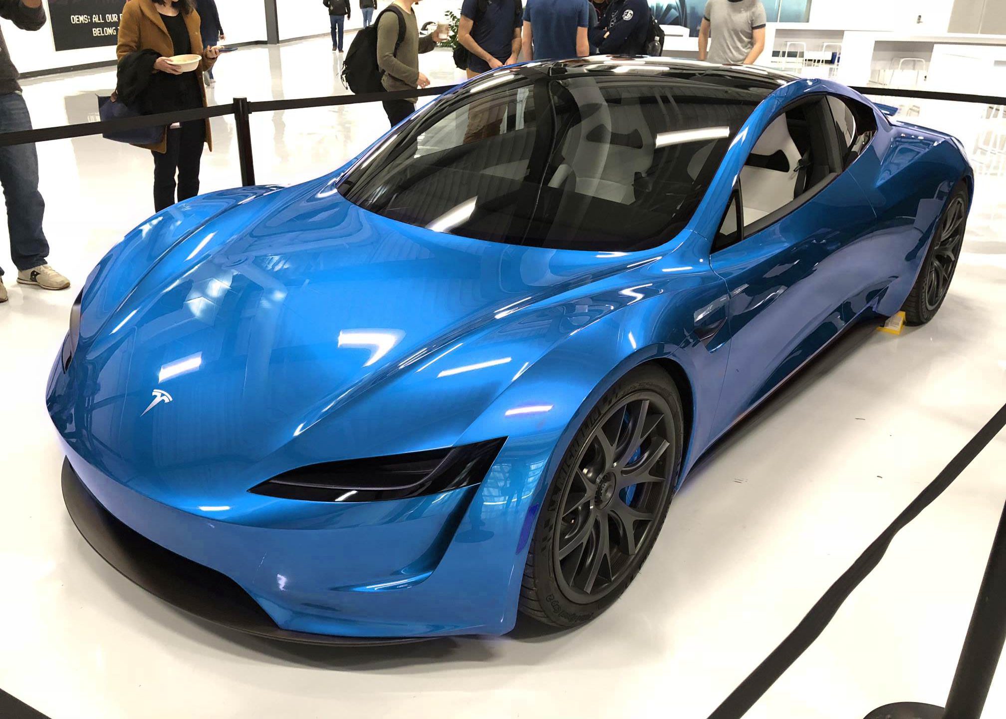 Look at the next-gen Tesla Roadster in a bunch of new colors | Electrek