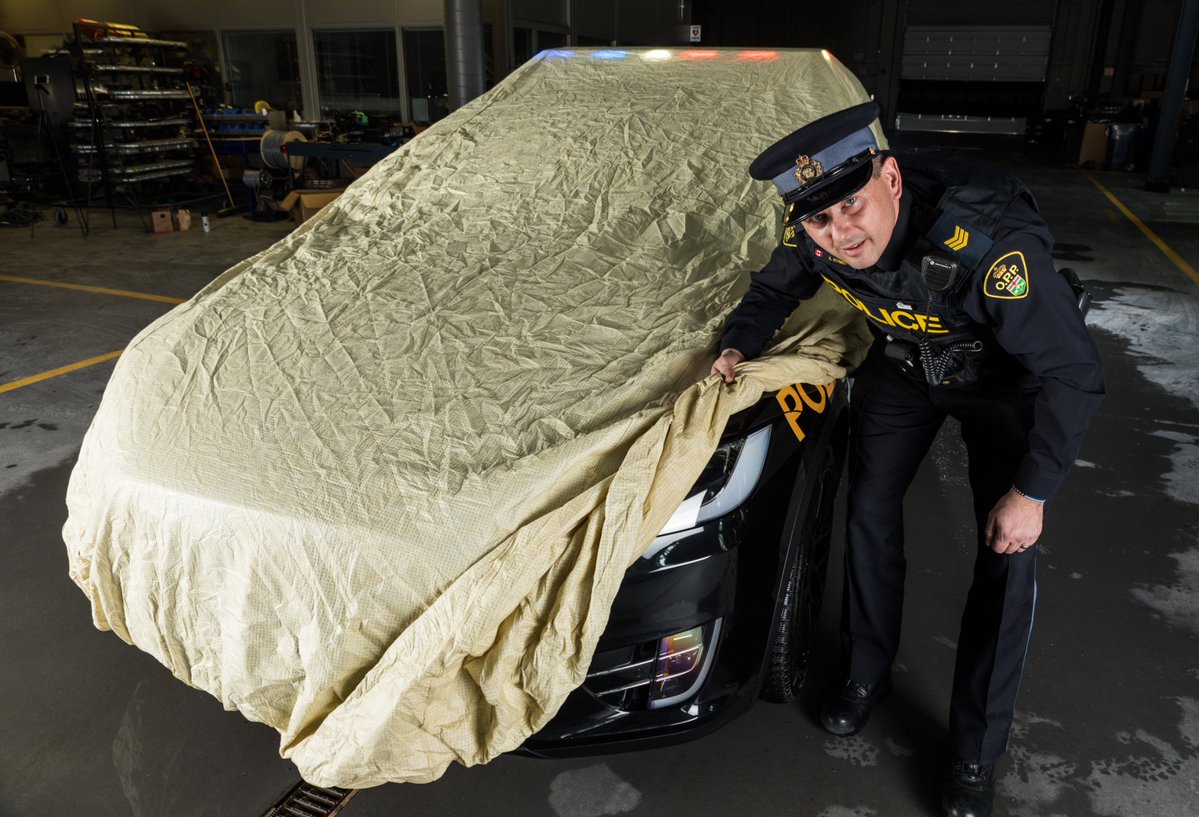 Tesla Model X all-electric SUV converted into police cruiser by Ontario ...