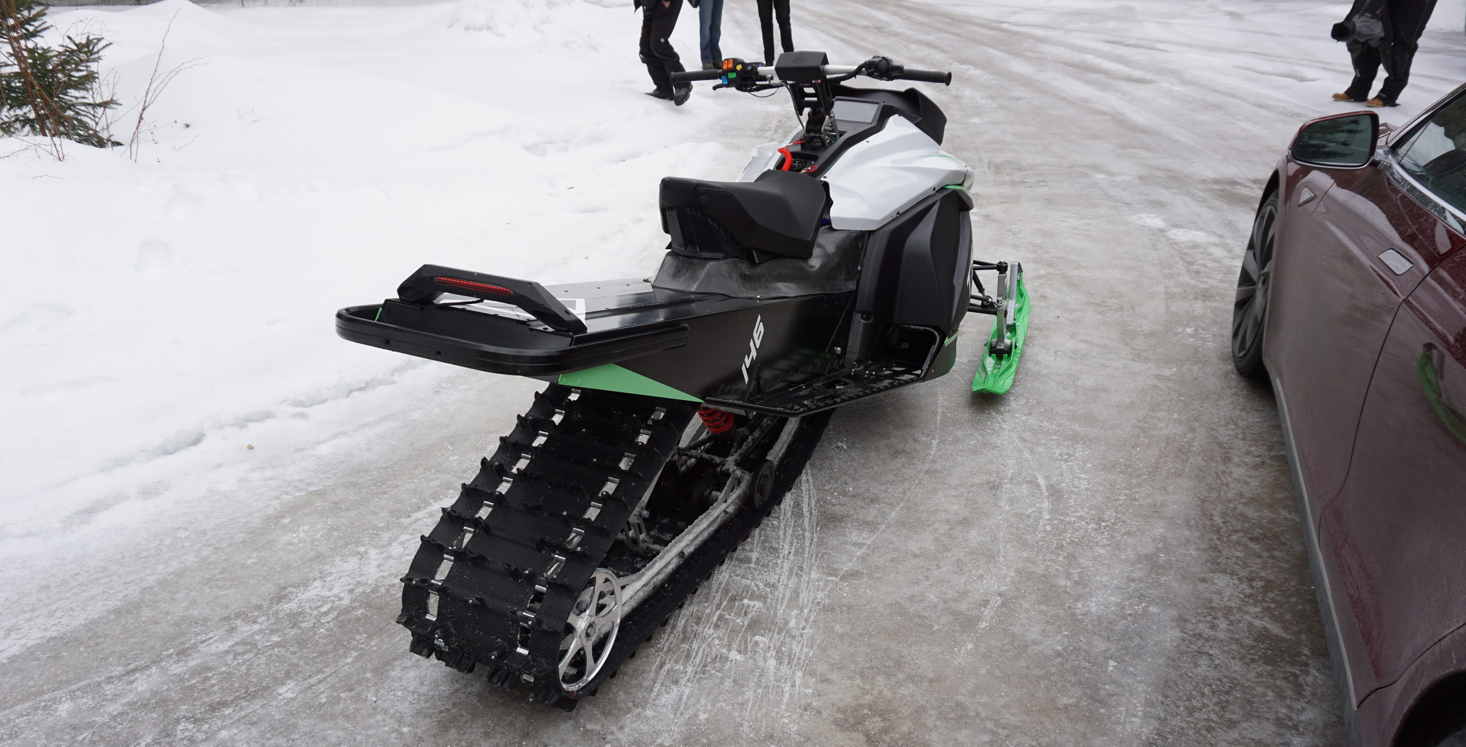 Tesla-inspired Taiga electric snowmobile does 0-60 mph in 3 seconds ...