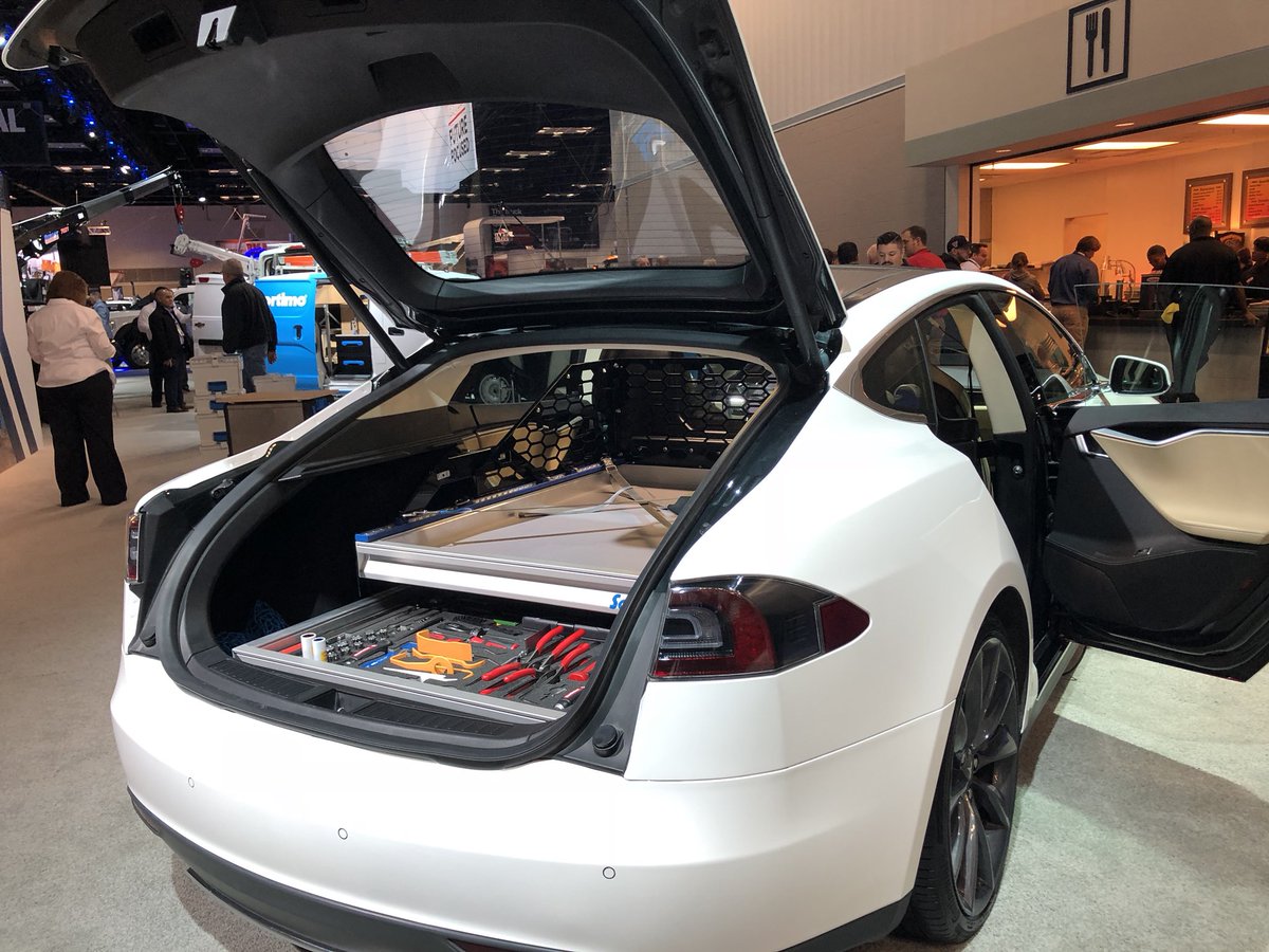Closer look at Tesla's new custom Model S mobile service vehicle | Electrek