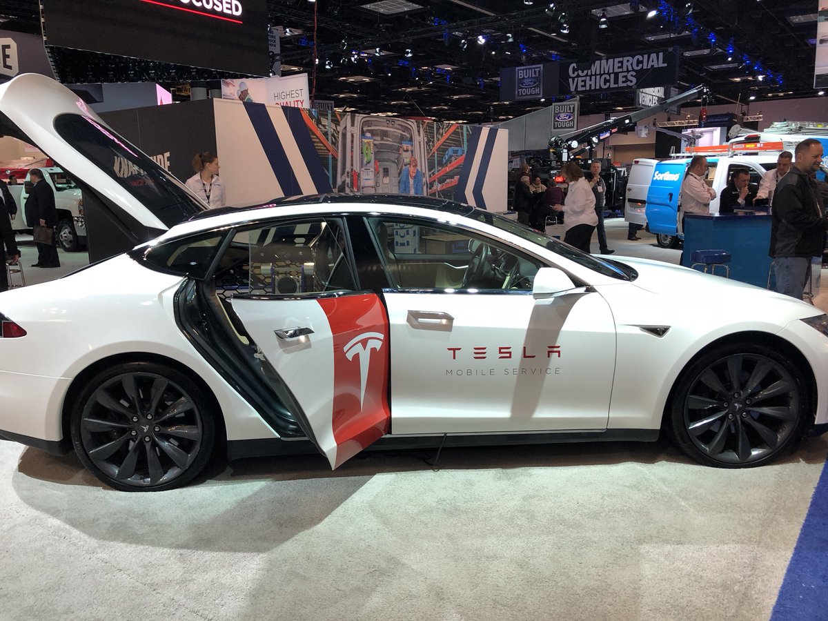 Closer look at Tesla's new custom Model S mobile service vehicle - Electrek