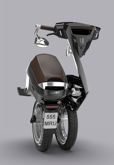 UJET introduces futuristic looking electric folding smart scooter ...