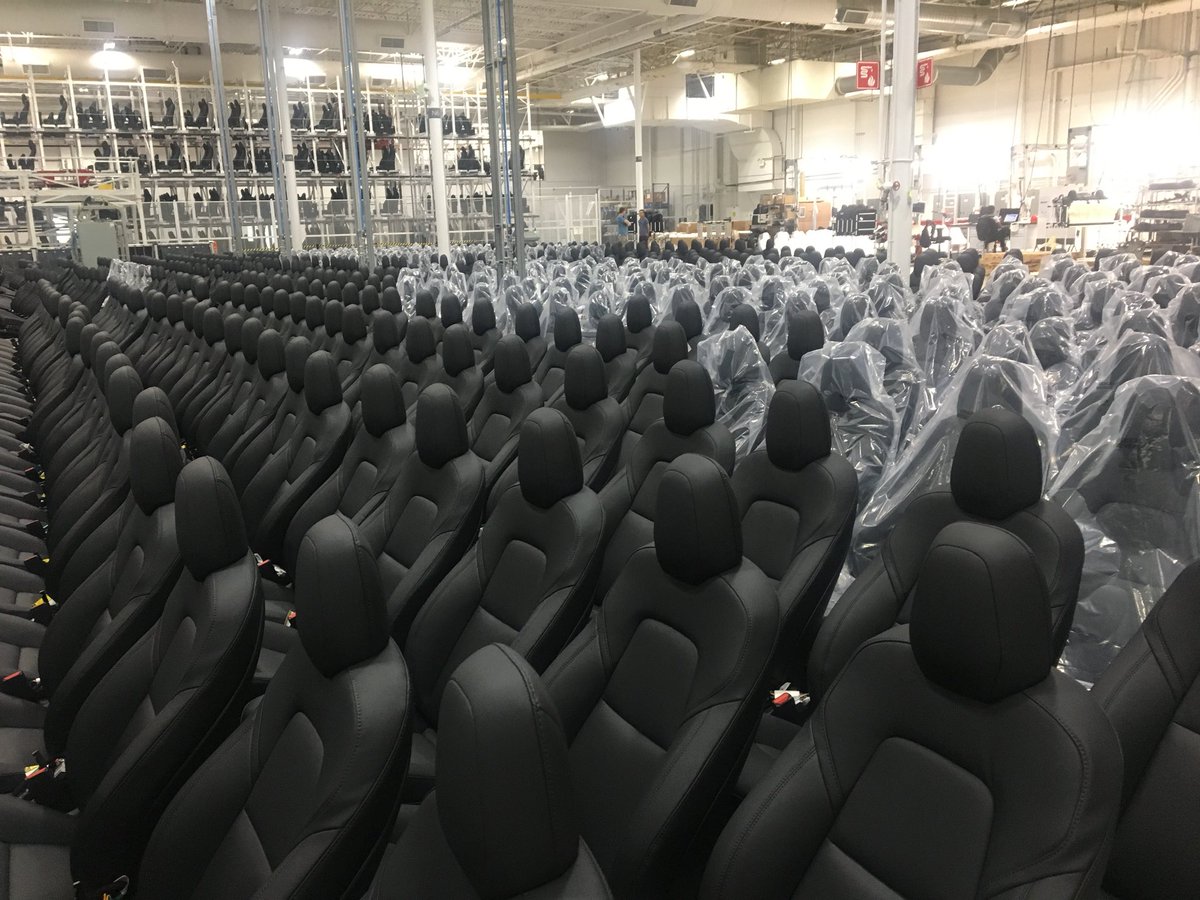 Elon Musk shares rare images of Model 3 production in factory as Tesla ...