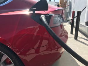 First look at Tesla Model 3 Performance version with spoiler and new ...