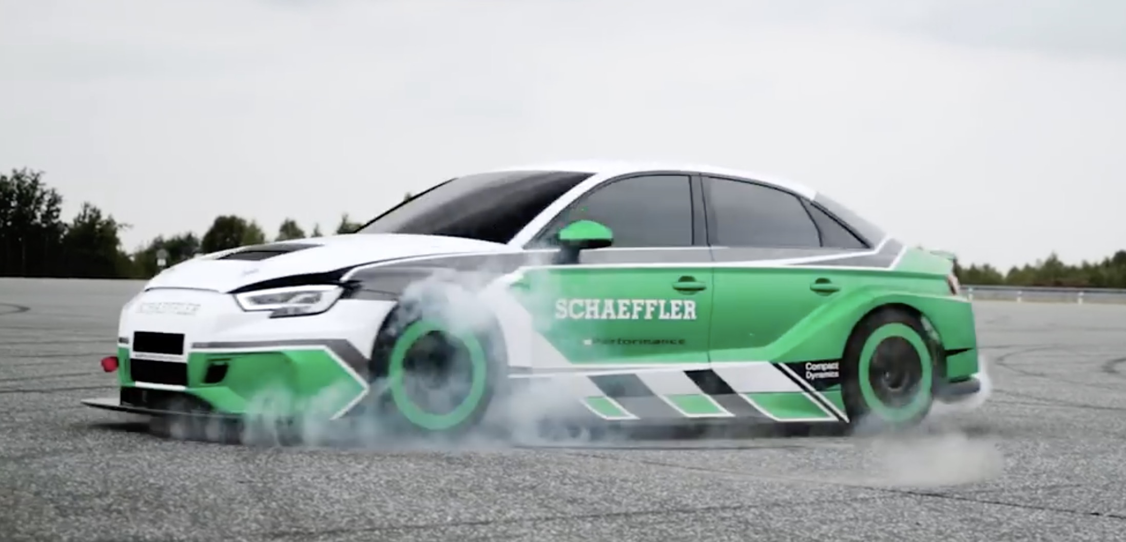 Watch an Audi RS3 with 4 Formula E electric motors make 'the hottest ...