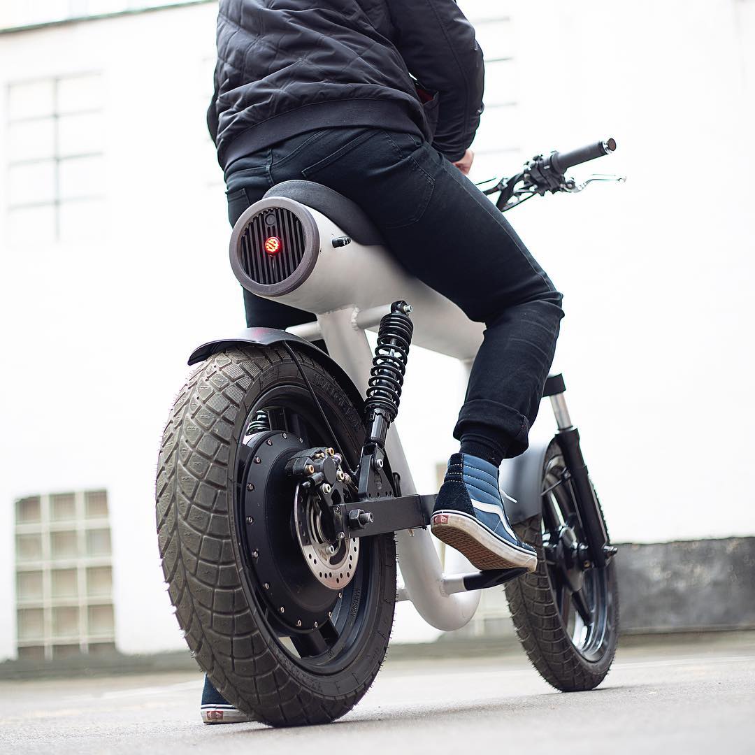 The eye-catching Pocket Rocket electric motorcycle is now taking orders