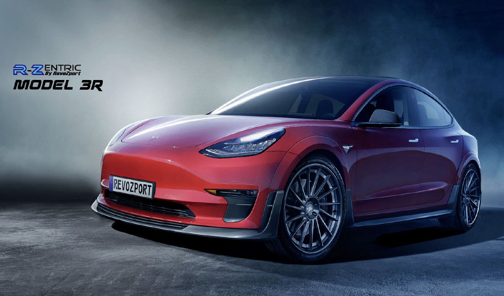 Tesla Model 3 gets agressive new look with aftermarket RevoZport Racing ...