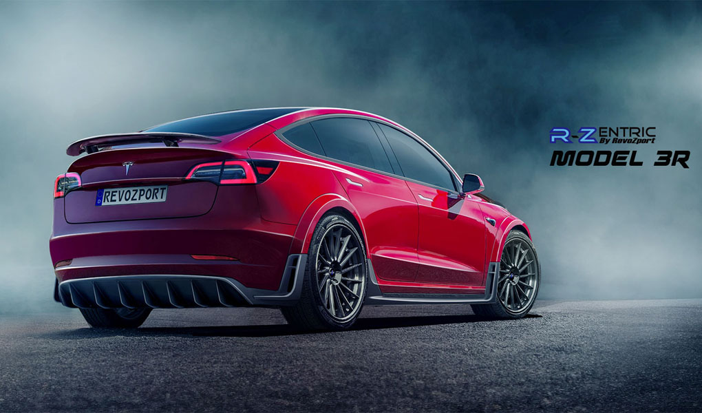 Tesla Model 3 gets agressive new look with aftermarket RevoZport Racing ...