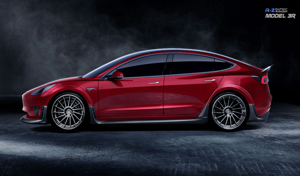 Tesla Model 3 gets agressive new look with aftermarket RevoZport Racing ...