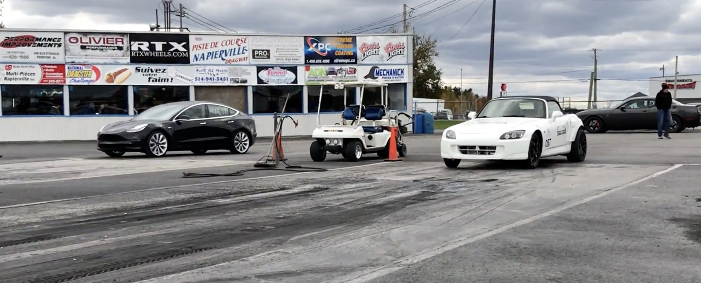 Taking a Tesla Model 3 Performance to the dragstrip | Electrek