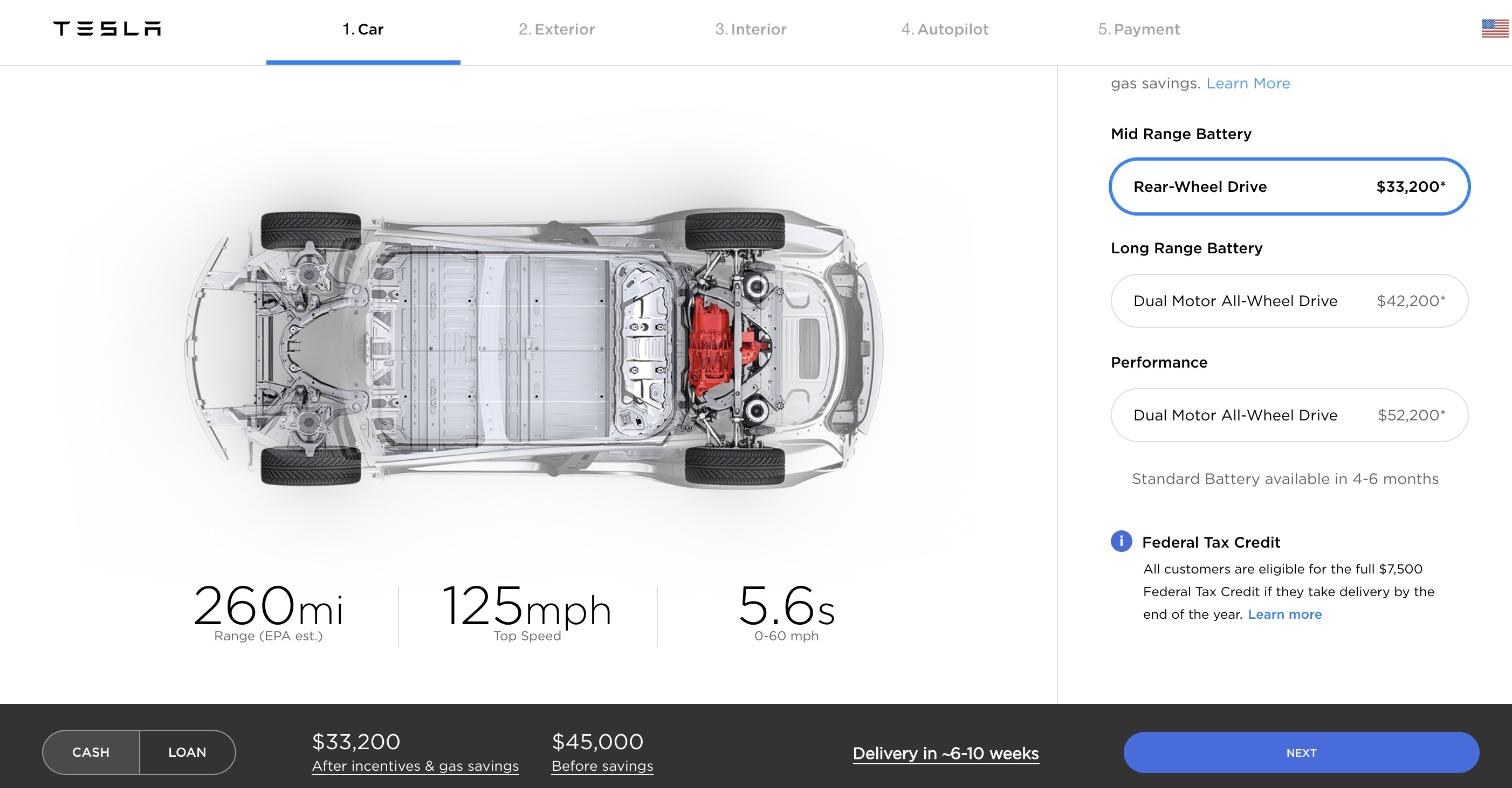 Tesla launches new Model 3 with 'mid-range' battery for $45,000 ...
