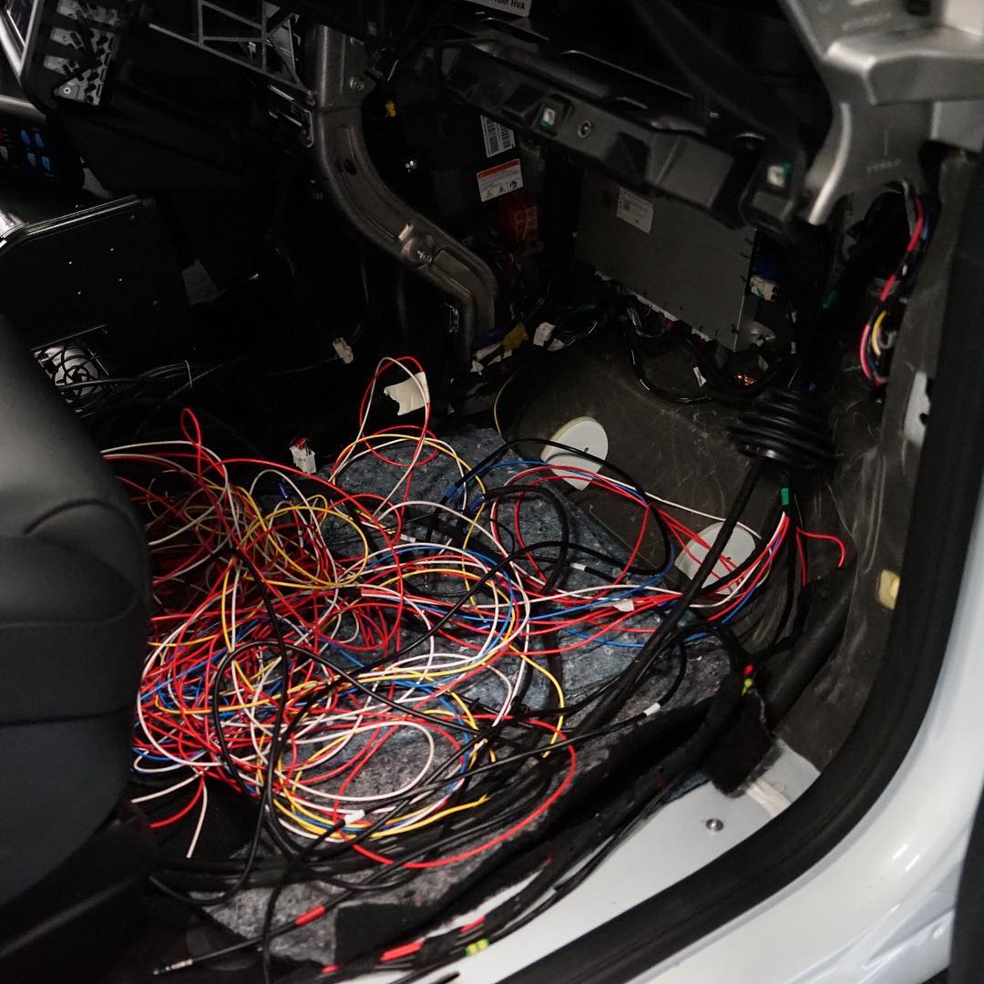 Watch a Tesla Model X electric SUV becoming a police vehicle