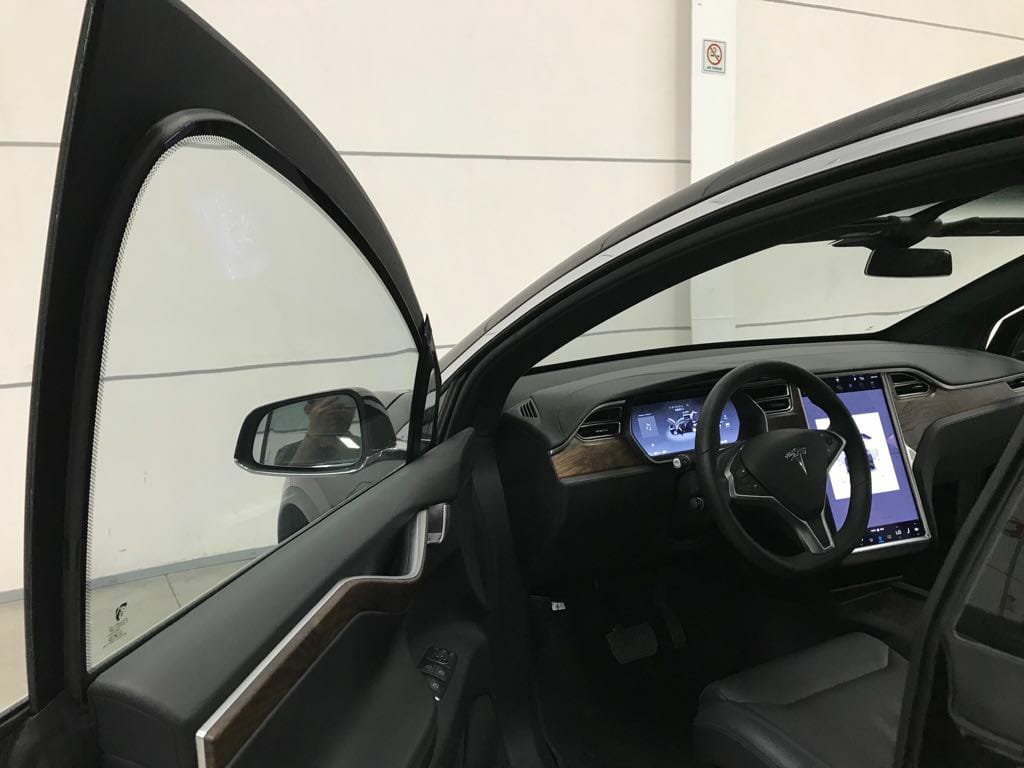 First look at a bulletproof Tesla Model X armored vehicle | Electrek