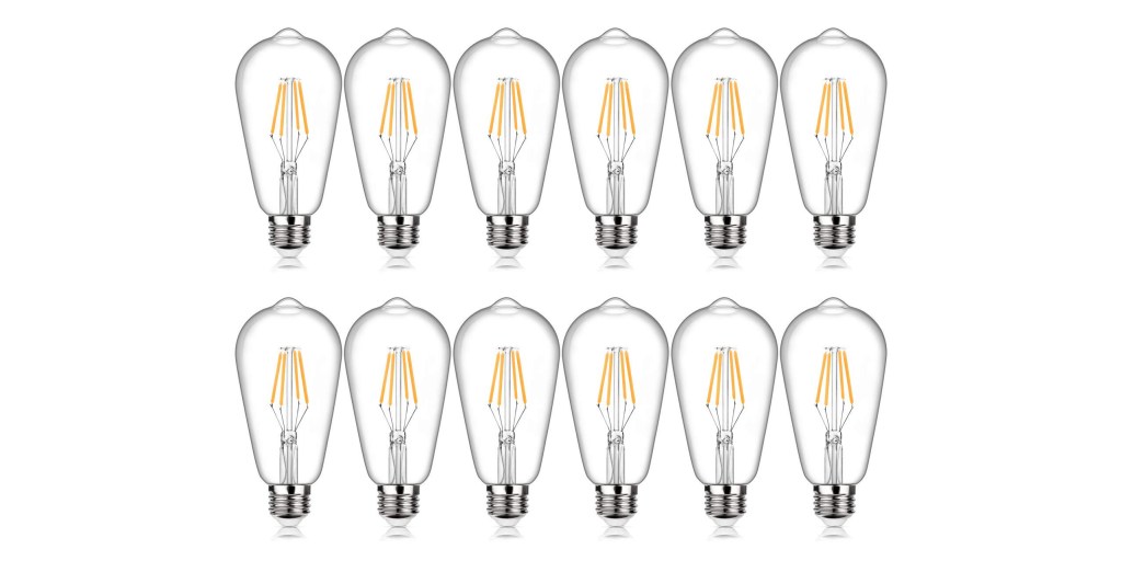 Green Deals: 12-pack Edison-style LED Light Bulbs $12 (Reg. $20), more ...