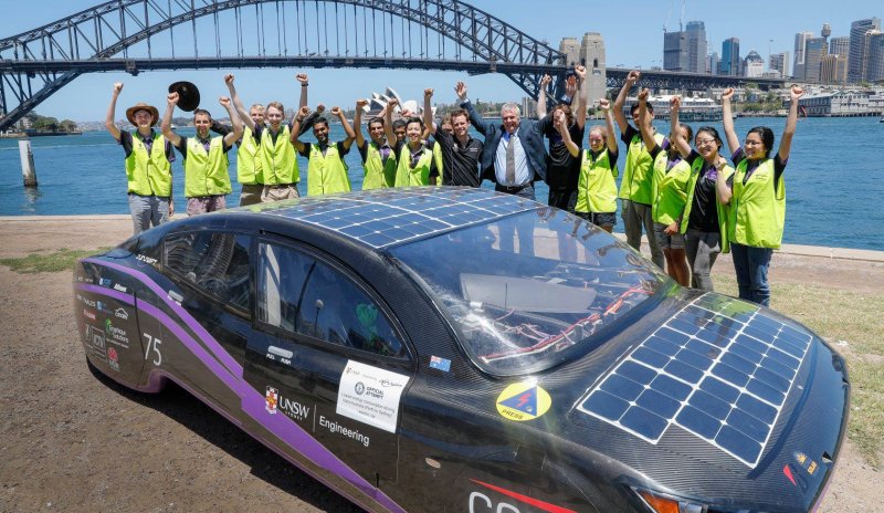 Solar-powered car breaks efficiency record, travels 4,100 km for $50