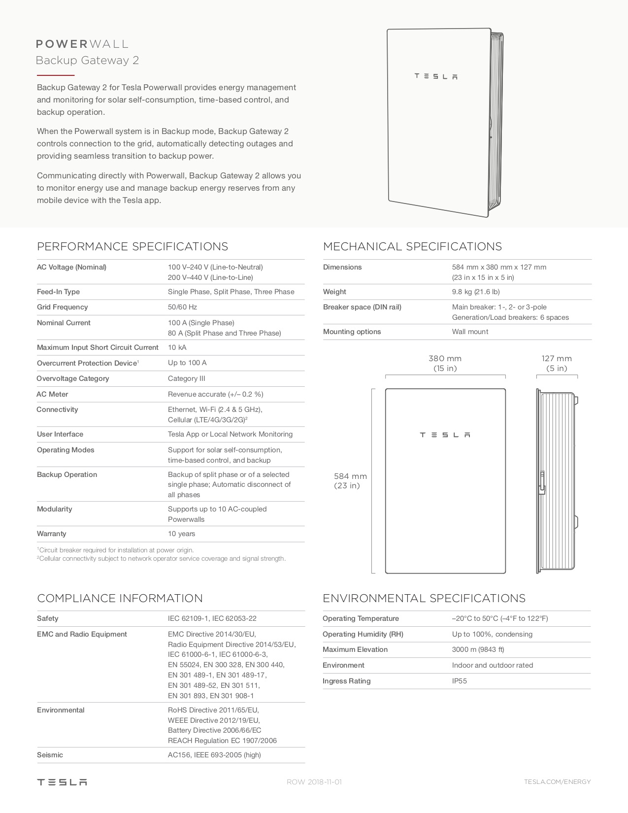 Tesla launches backup power through Powerwall 2 in Europe with new ...