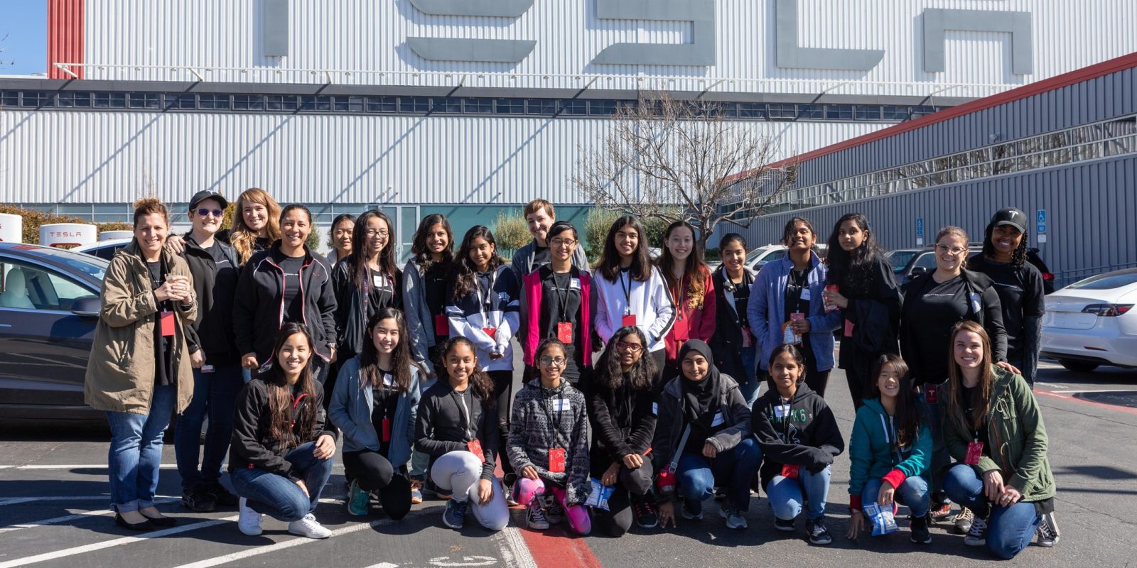 Tesla hosts hundreds of students for 'Introduce a Girl to Engineering ...