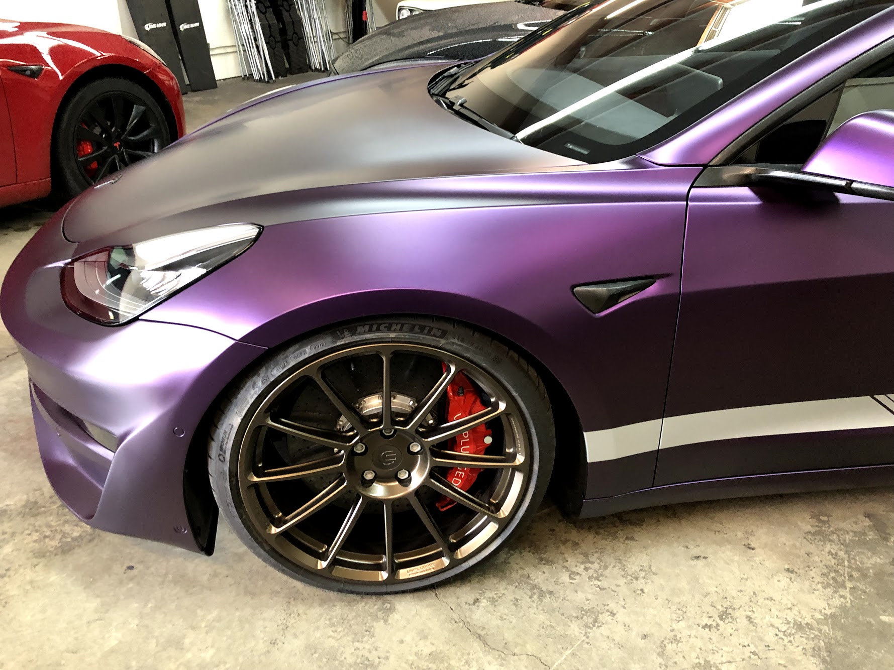 Tesla Model 3 with new aftermarket bumper - love it or hate it? | Electrek