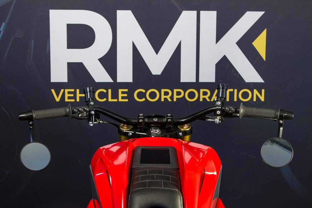 RMK E2 electric motorcycle shows off radical new electric motor design