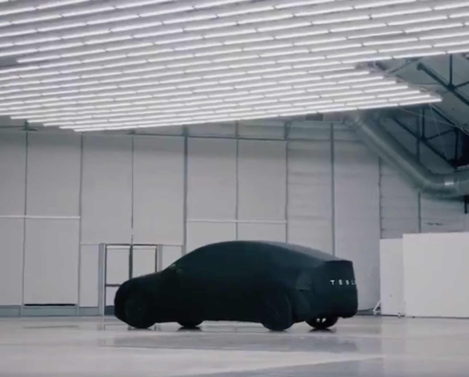 Tesla releases new Model Y teaser - unveiling the shape | Electrek