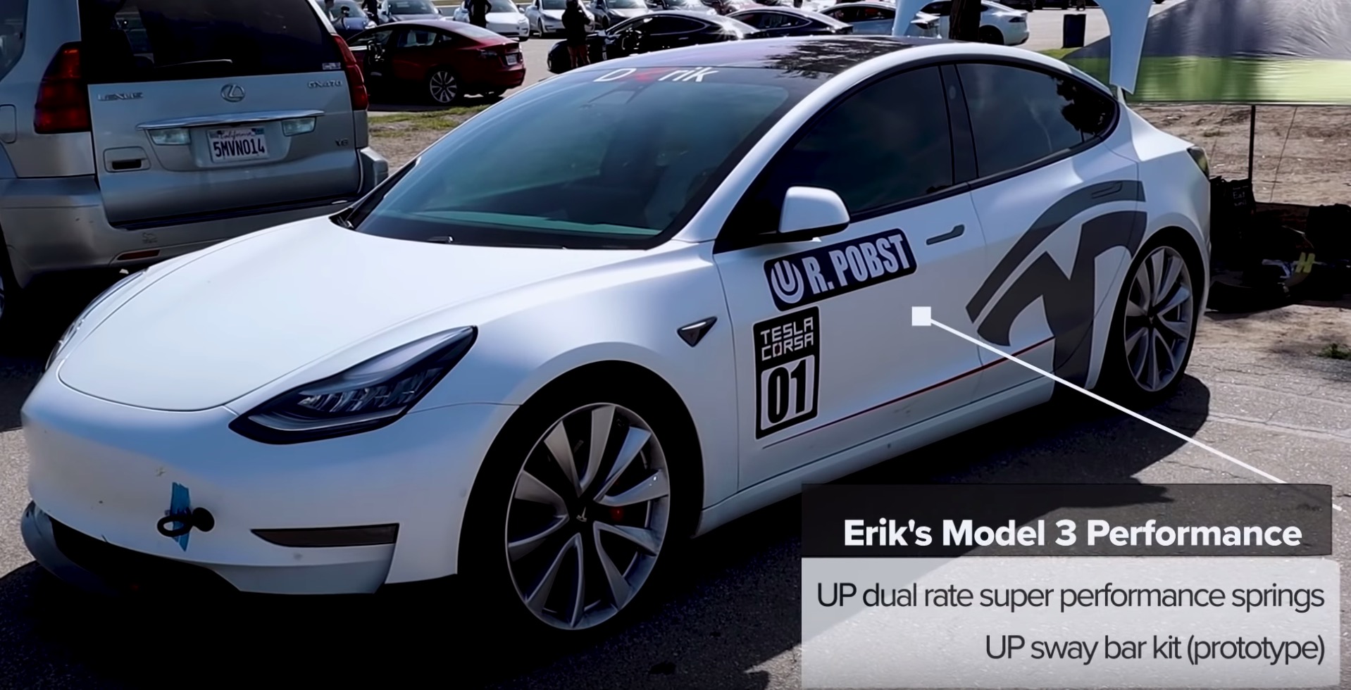 Tesla Model 3 Performance vehicles with upgrades tested by pro-driver ...