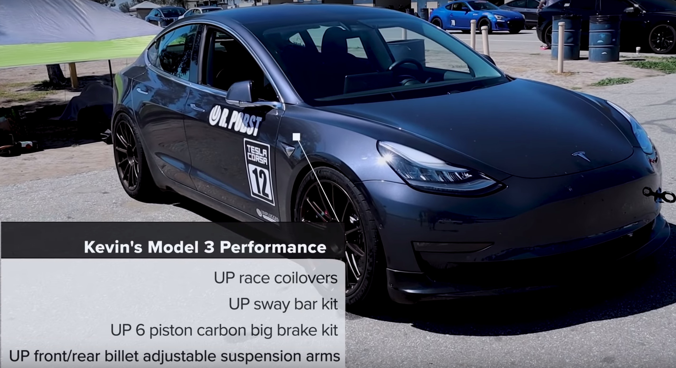 Tesla Model 3 Performance vehicles with upgrades tested by pro-driver ...