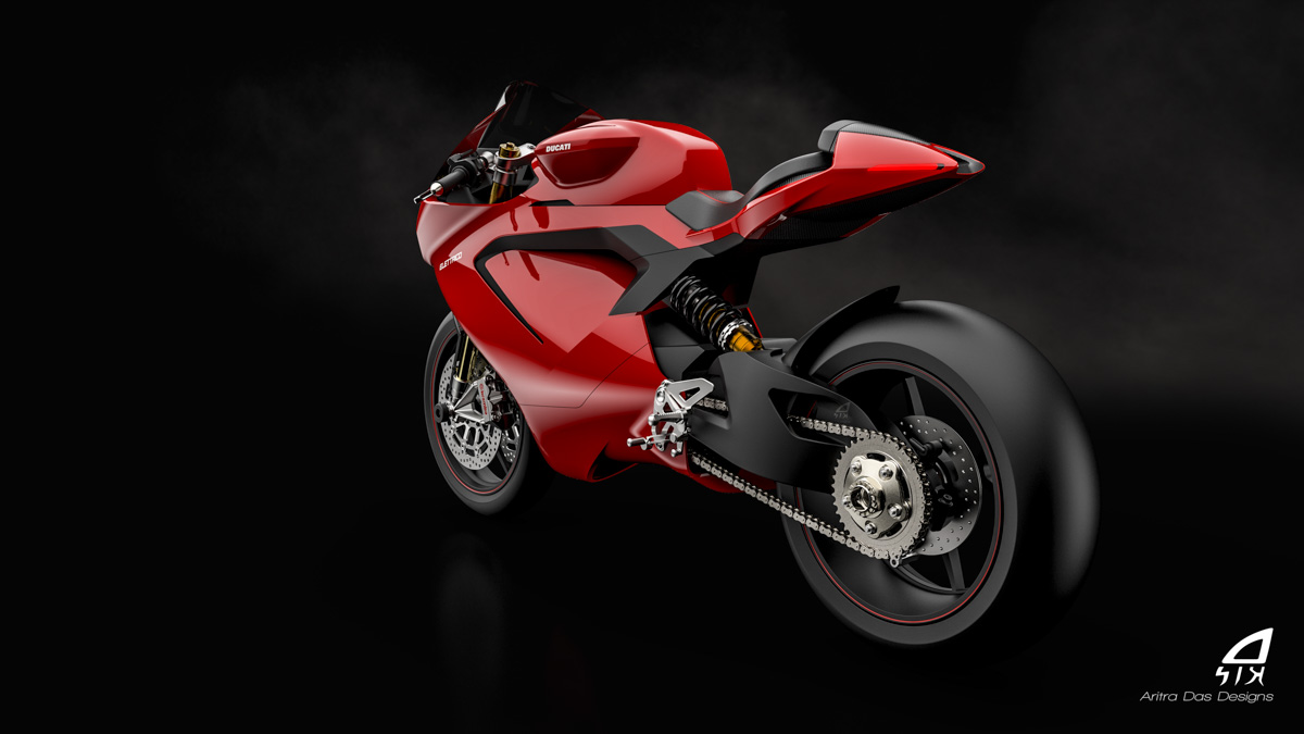 Here's how Ducati's first electric motorcycle may look | Electrek