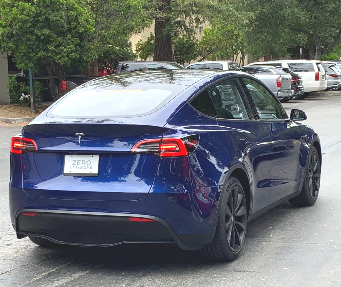 Tesla Model Y prototype spotted in the wild for the first time | Electrek