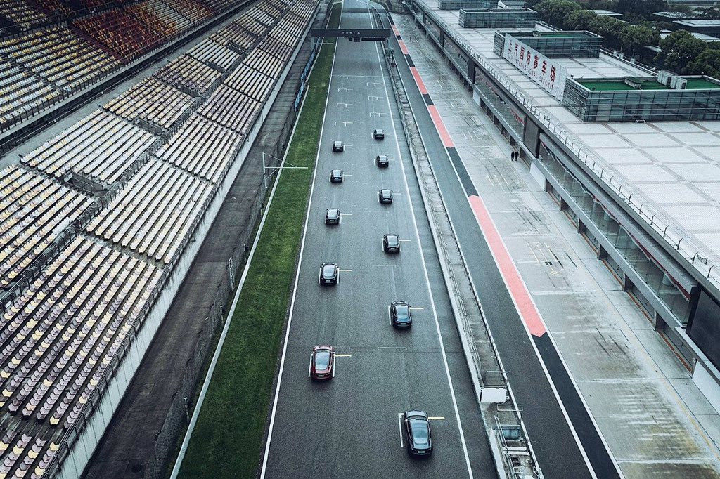 Tesla held a special Model 3 Performance track day on Shanghai ...