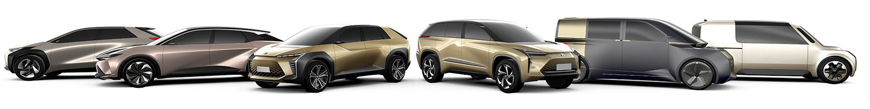 Toyota unveils images of upcoming all-electric cars, accelerates EV ...