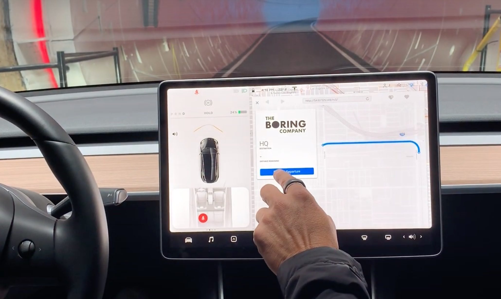 Watch Tesla Model 3 go through Elon Musk's Boring Company now paved ...