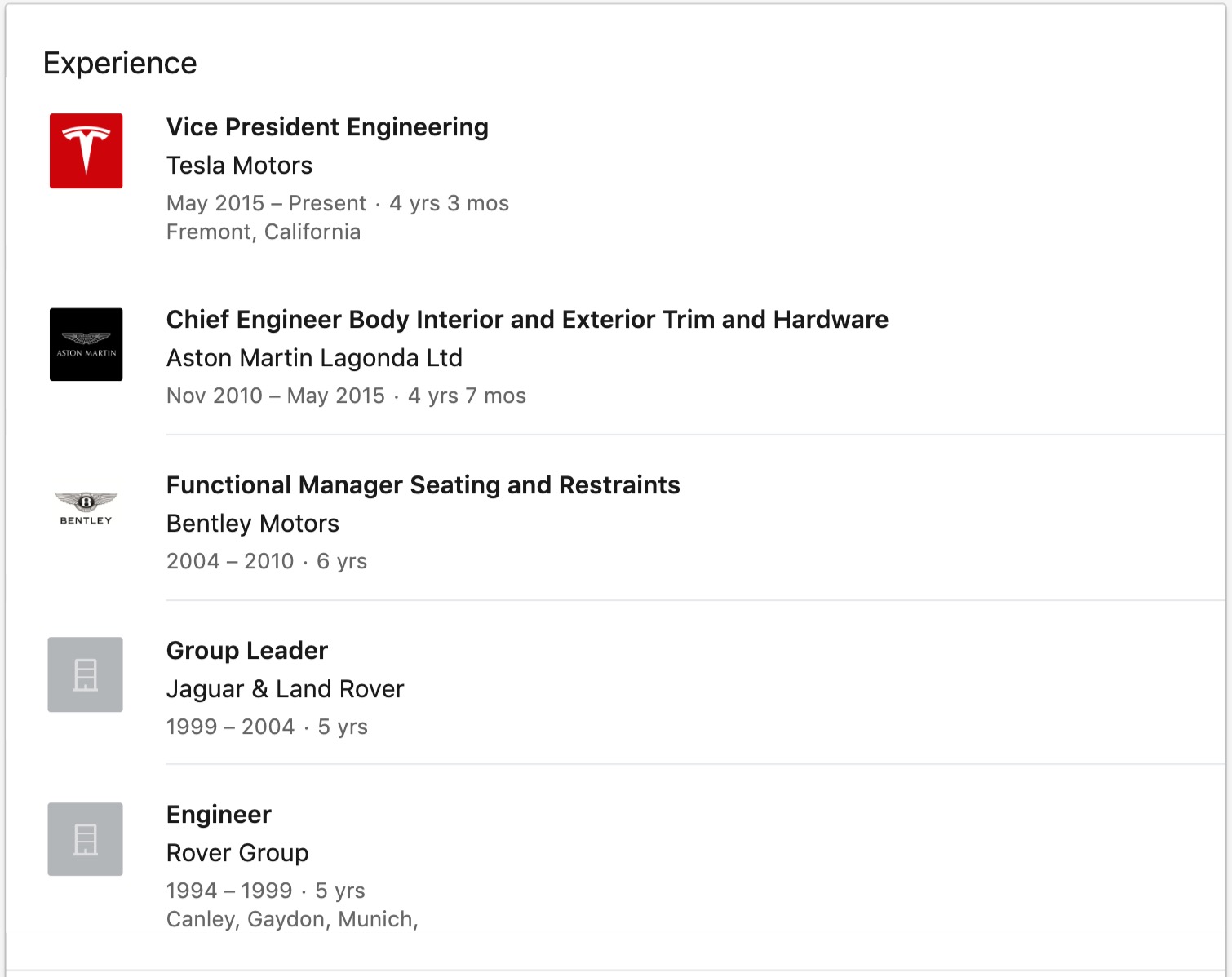 Tesla loses three vice presidents in a week - Electrek