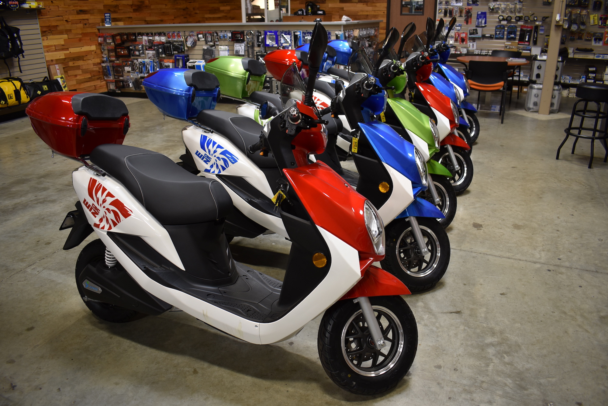 CSC Wiz electric scooter is America's first fast and affordable e-moped