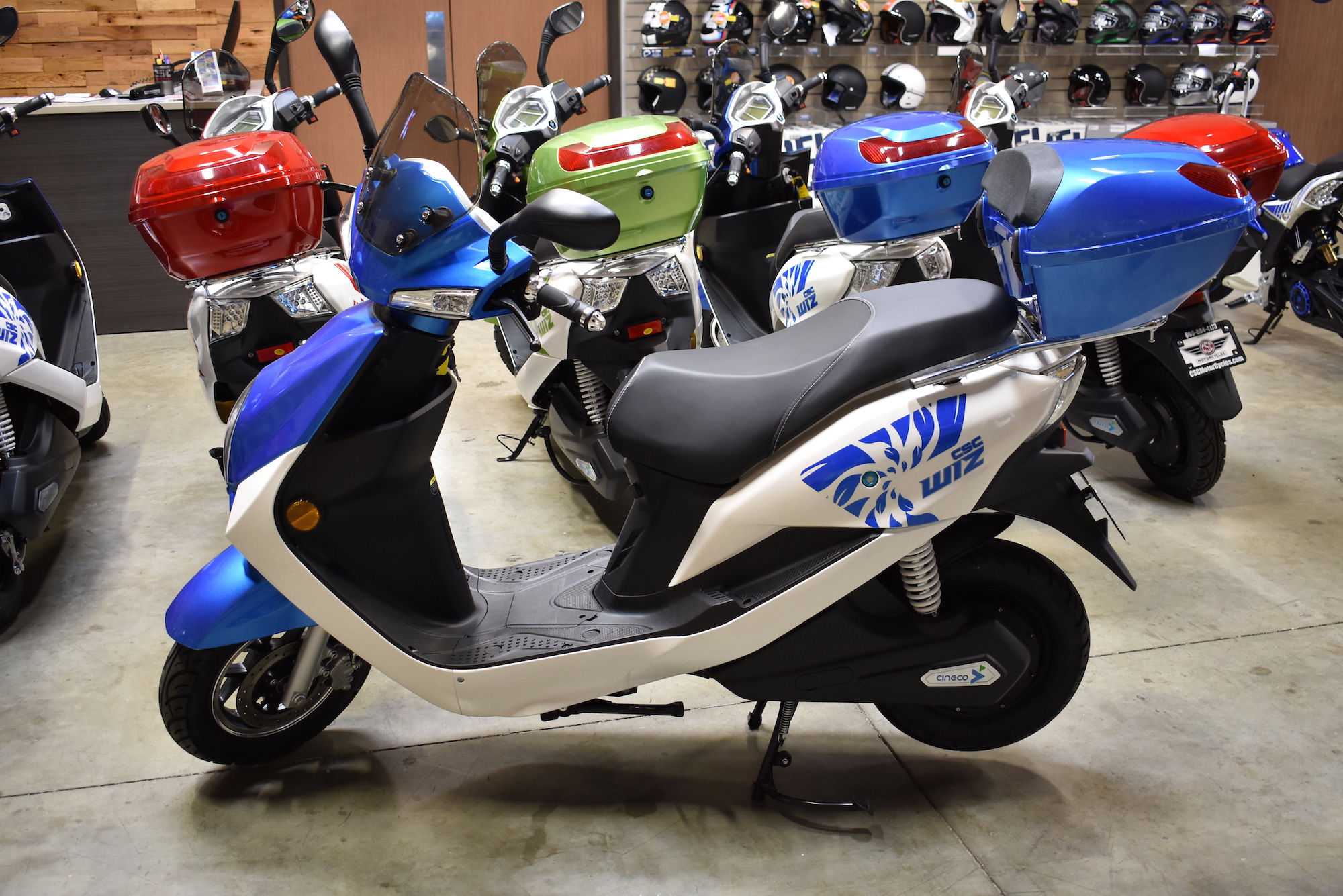 CSC Wiz electric scooter is America's first fast and affordable e-moped
