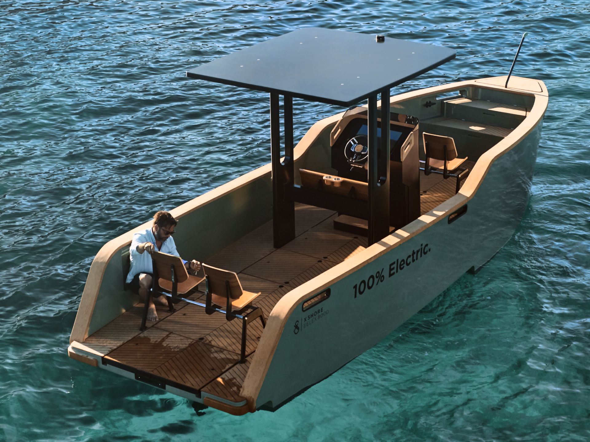 Tesla-inspired electric boat unveiled: X Shore Eelex 8000 - Electrek