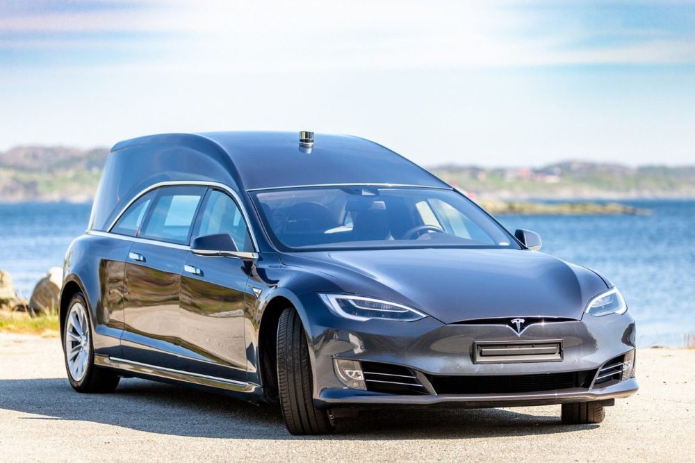 A Tesla hearse goes for sale at a whopping $200,000 - Electrek