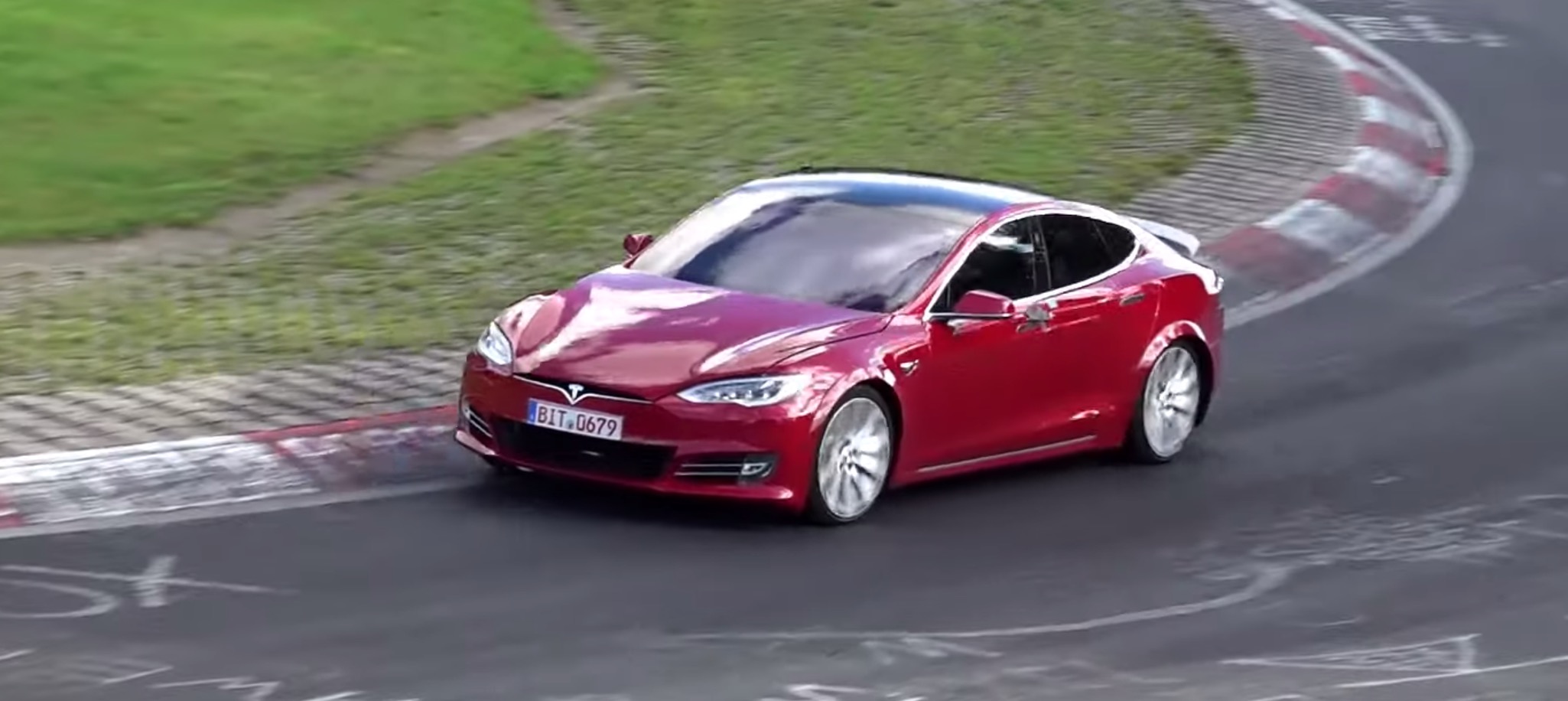 Tesla Model S prototype shows new fascia, strange rear spoiler, and ...