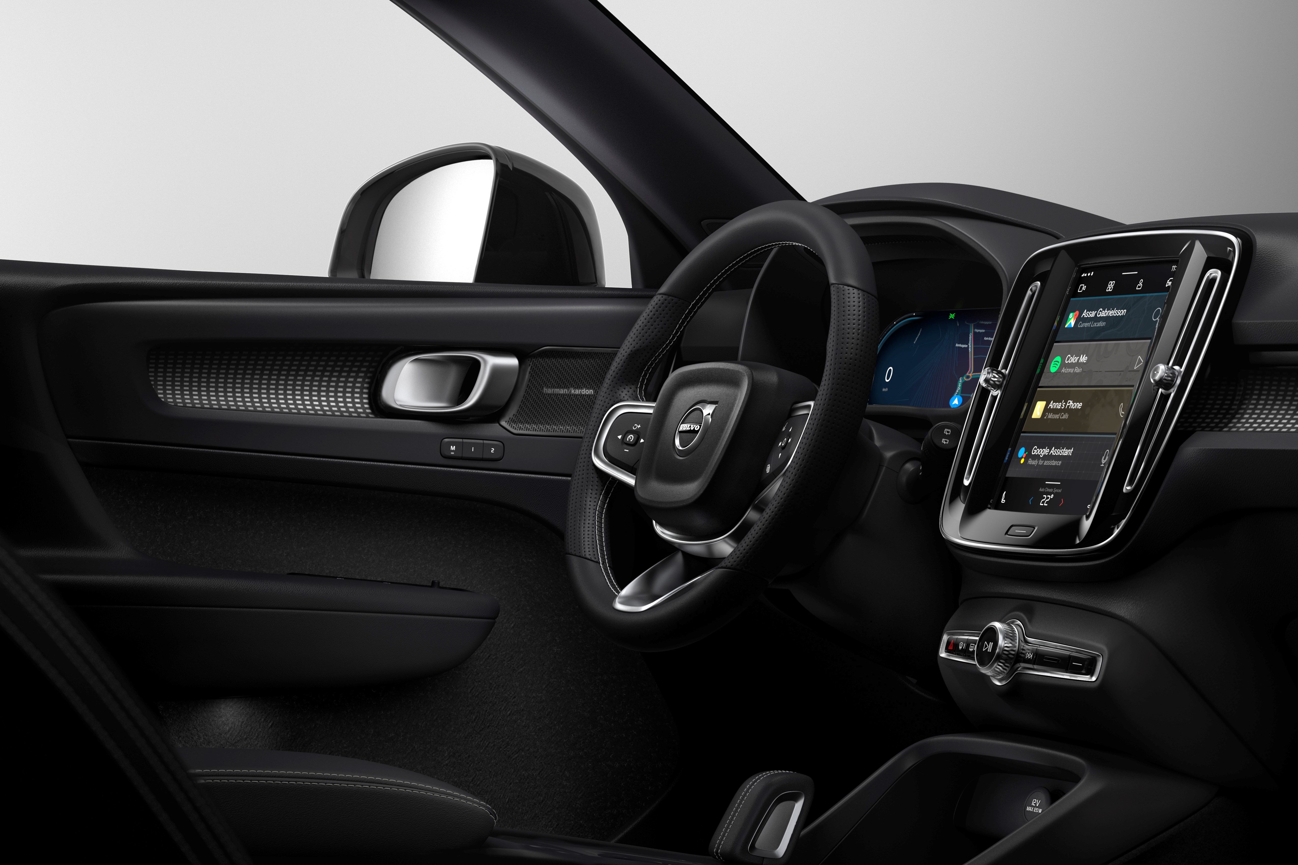 Volvo unveils electric XC40's infotainment system powered by Google's ...