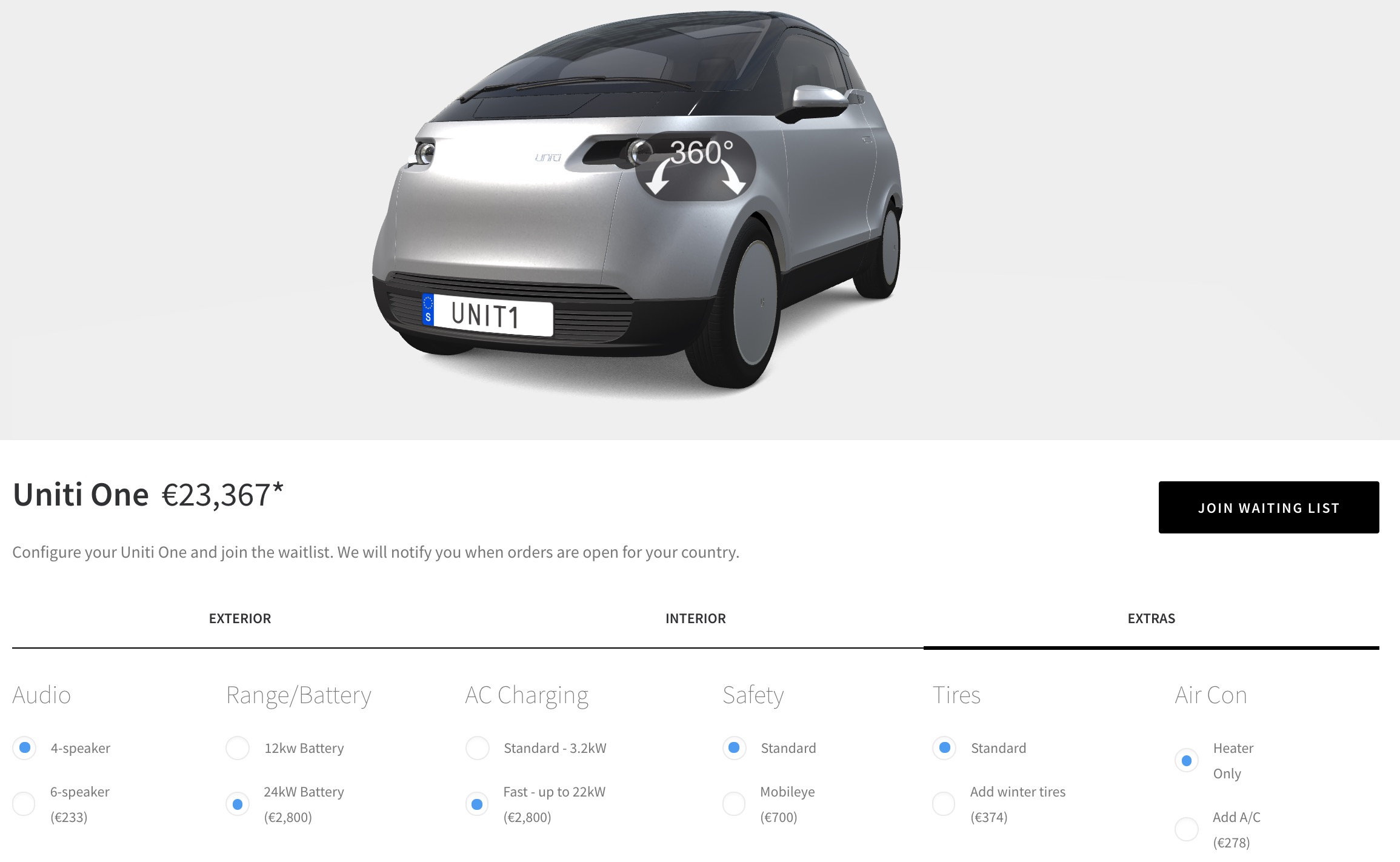 Uniti announces $19,600 price for its small crowdfunded electric car ...