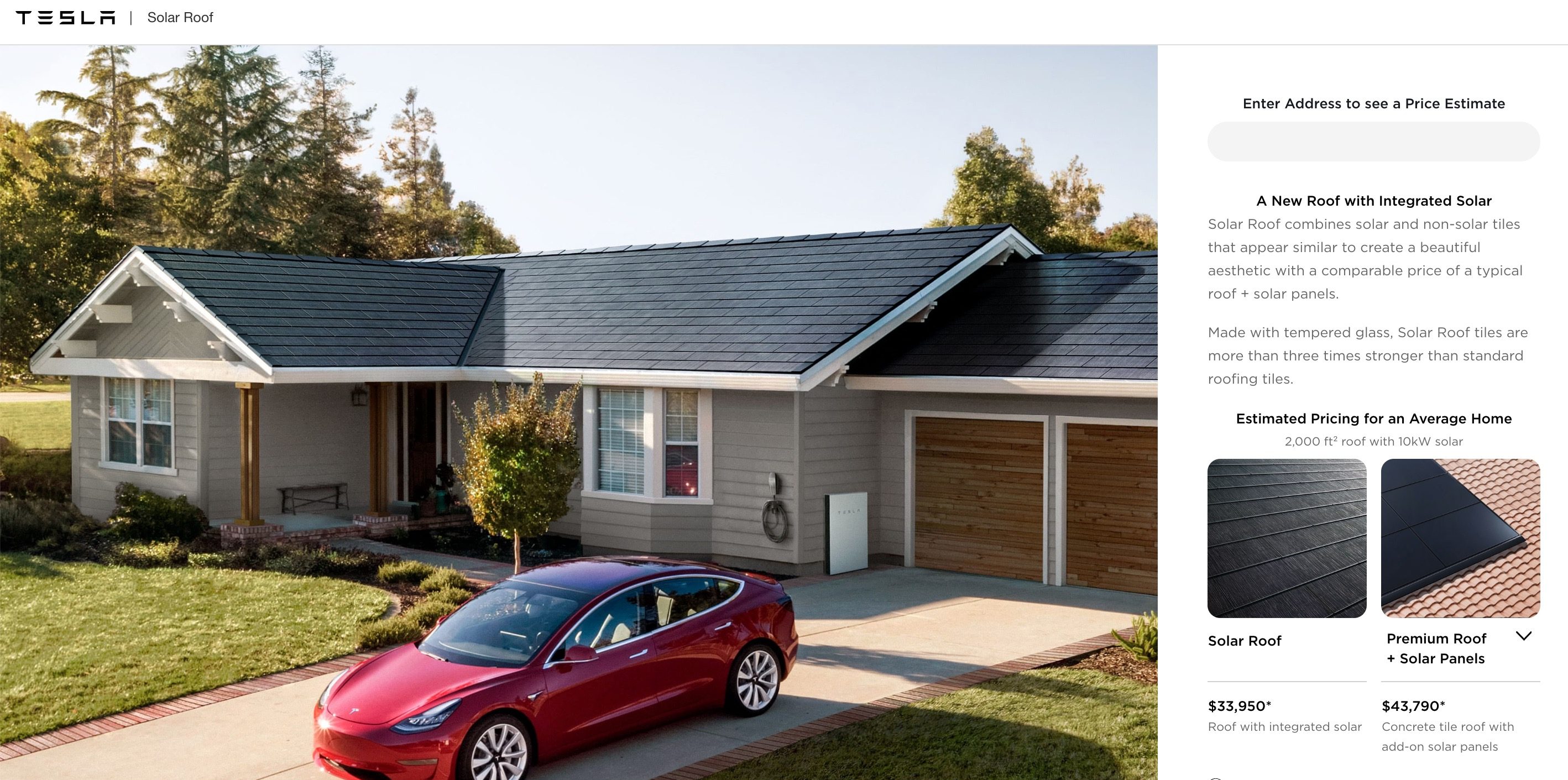 Tesla launches Solarglass (Solar Roof V3) starting at $33,950 for ...