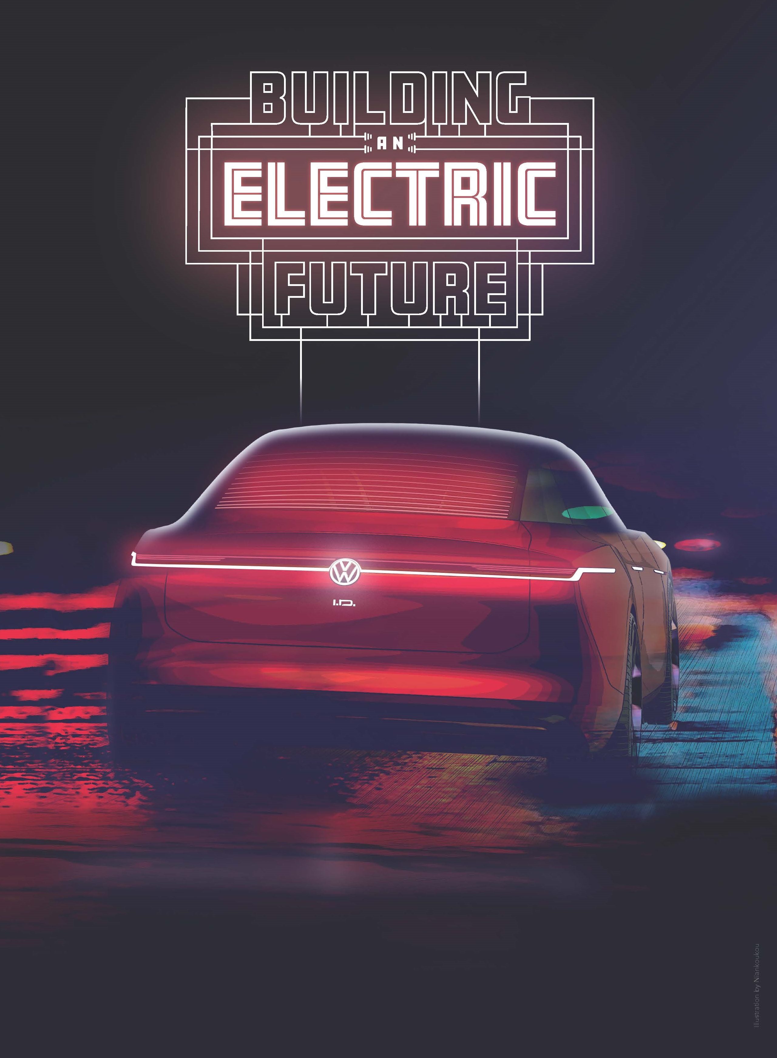 VW teases a new ID electric concept to be unveiled in the US - Electrek