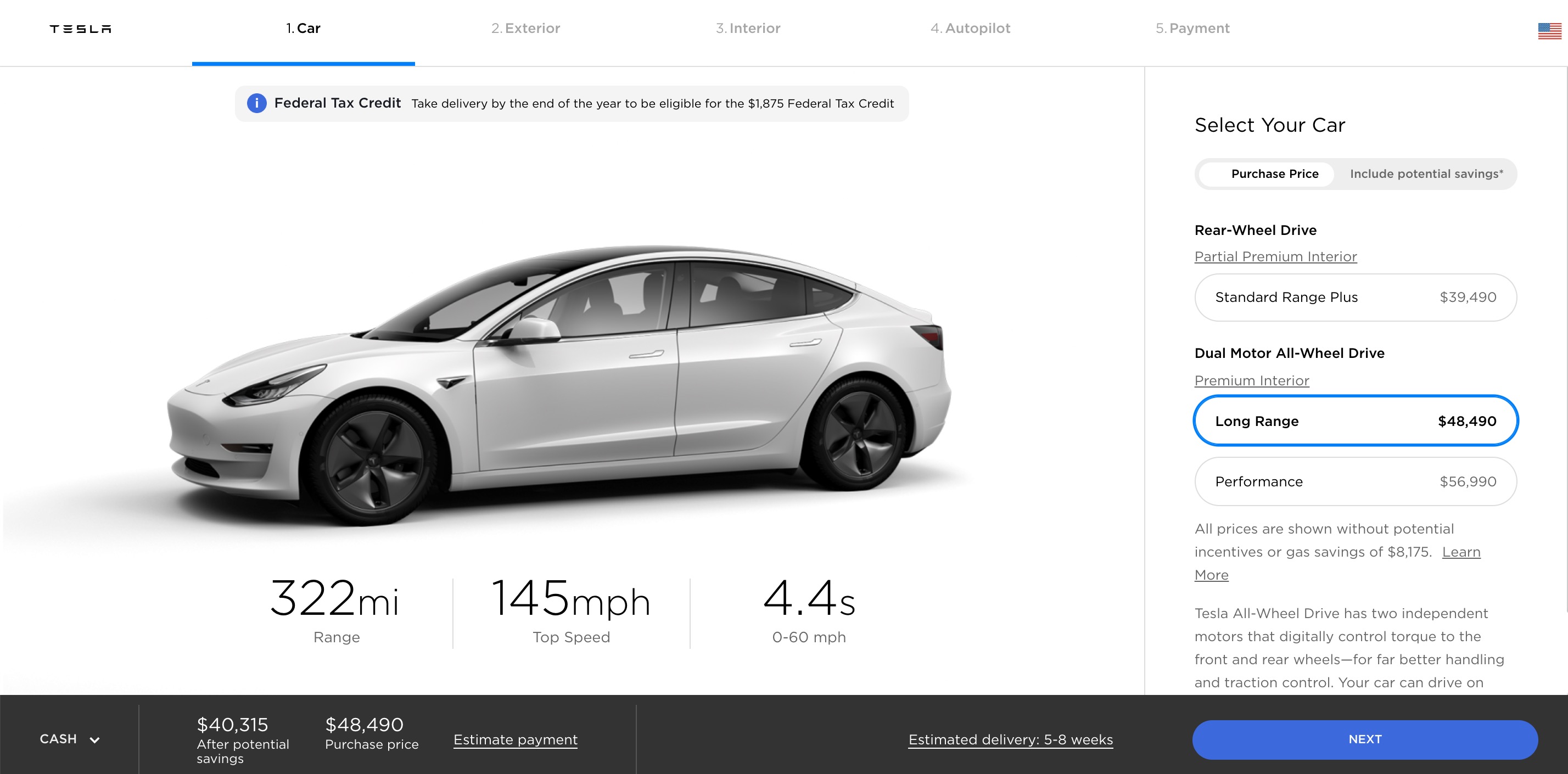 Tesla increases range and price of the Model 3 Long Range | Electrek