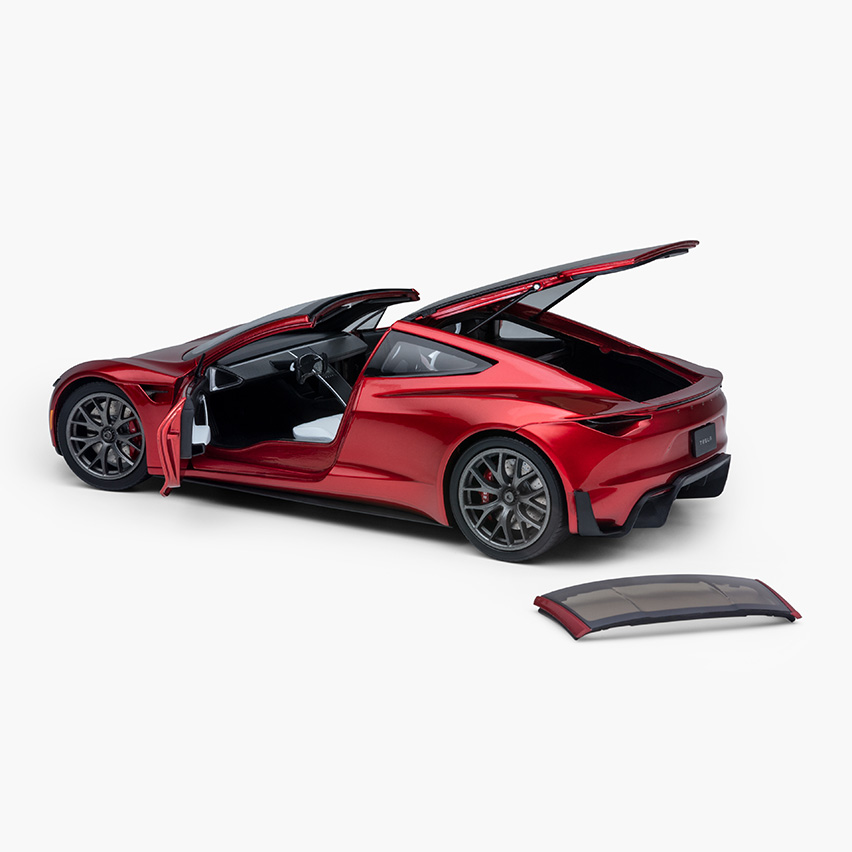 Tesla Roadster 2 die cast 1:18 model goes on sale, look at that ...