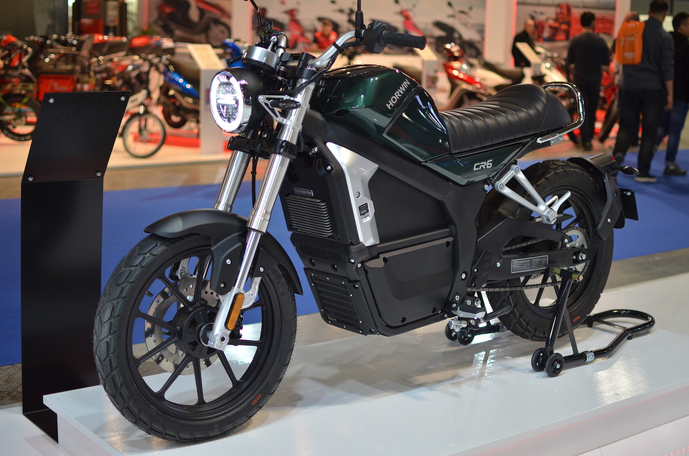 Horwin CR6 Pro 65 MPH electric motorcycle launched at EICMA