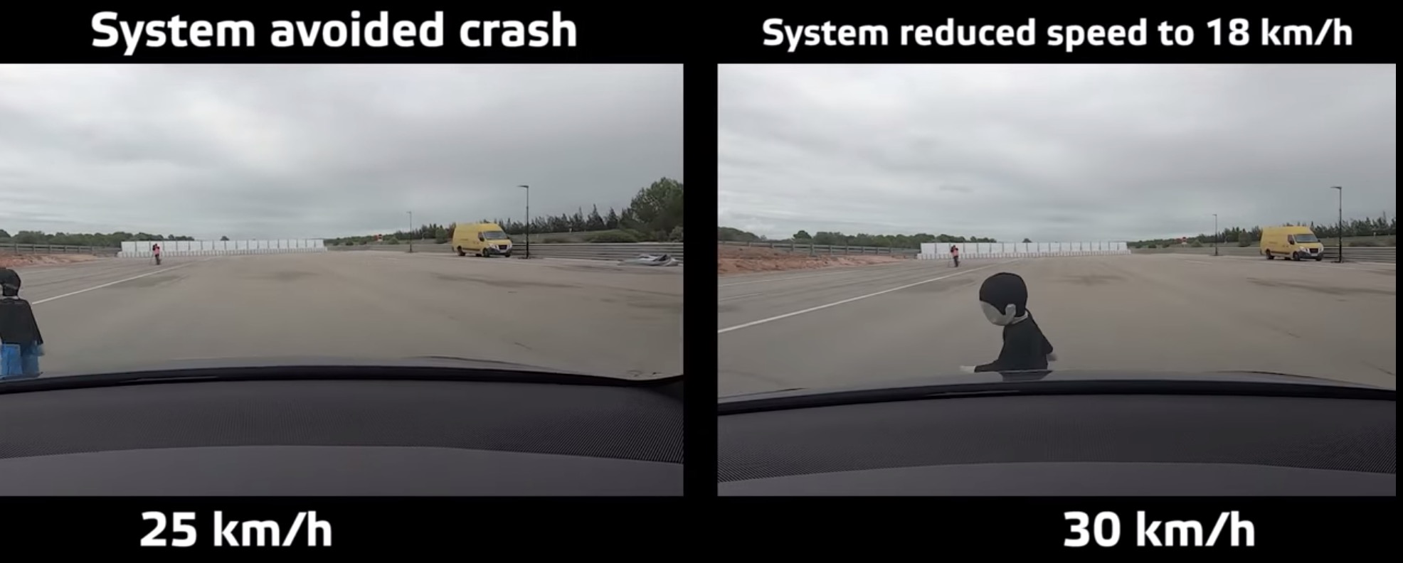 Watch Tesla's Autopilot-powered safety features stop for pedestrians in ...