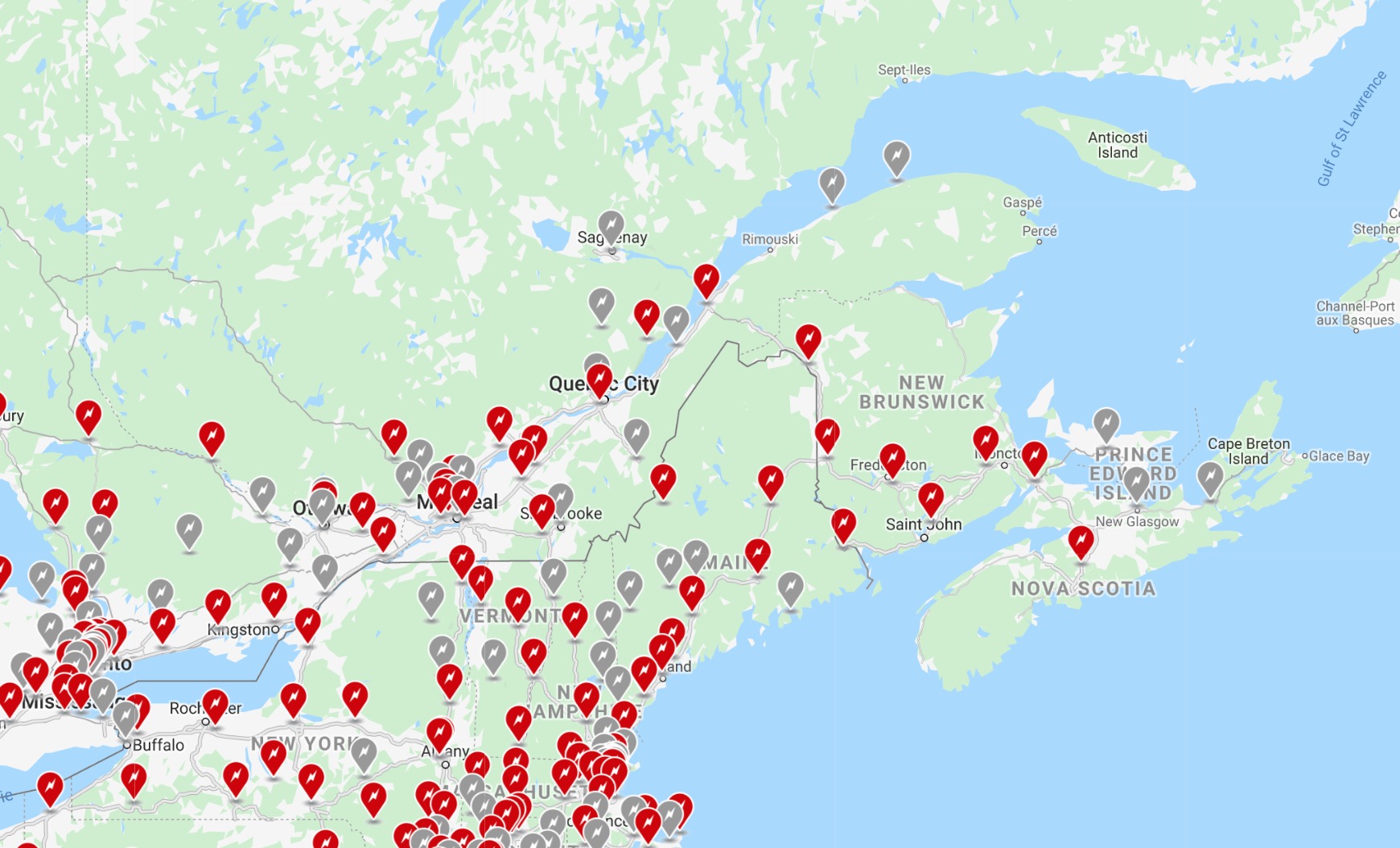 Tesla updates 2020 Supercharger map with new locations - Electrek