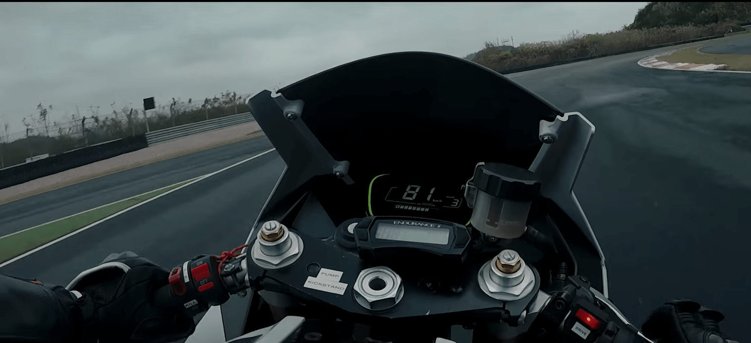 Segway Apex electric motorcycle concept performs hot laps on video